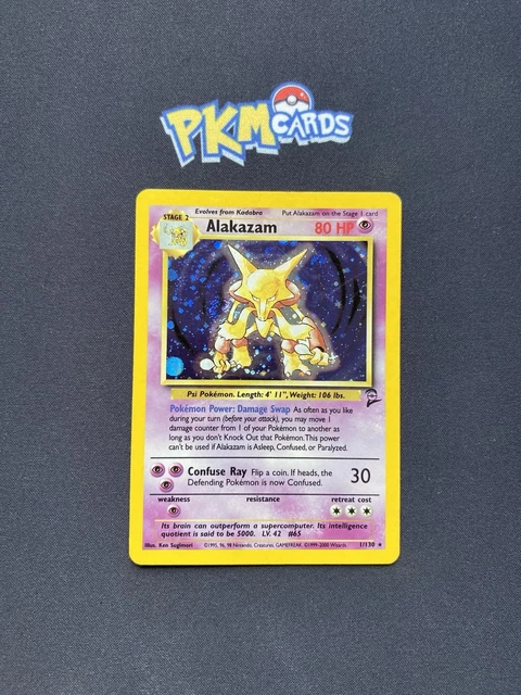 POKÉMON TCG ALAKAZAM Base Set 2 1/130 Holo Rare MP. £25.00 - PicClick UK