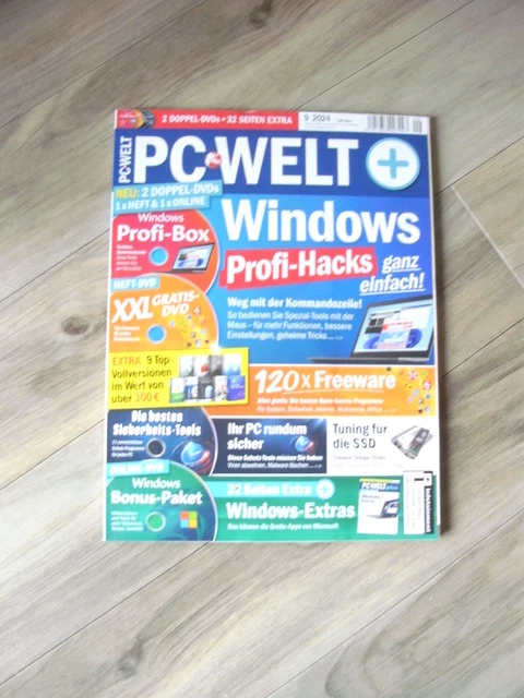 PC WELT PLUS 7 2024, mit 2 Doppel-DVDs neuwertig/neu EUR 2,80 - PicClick DE
