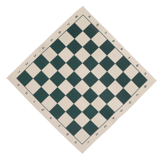PVC CHESS CHESSBOARD Only Portable Soft Chess Board Standard Chessboard ...