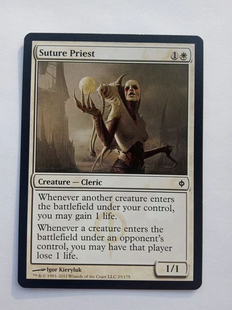 MAGIC THE GATHERING MTG Neuf Phyrexia SUTURE PRIEST EUR 2,93 - PicClick FR