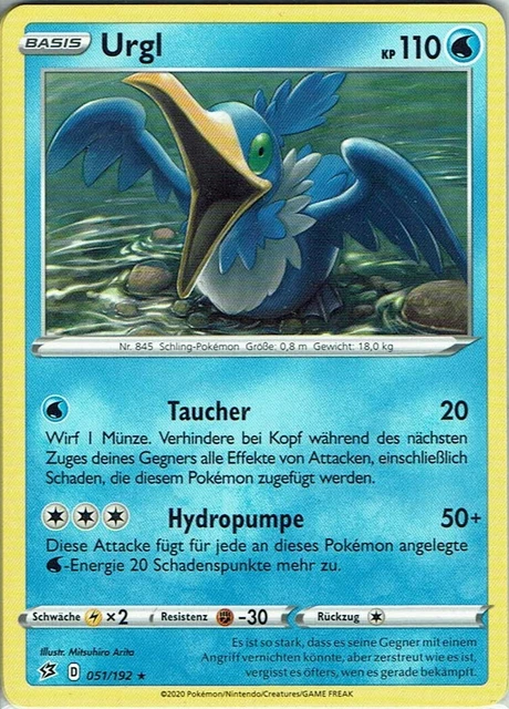 POKEMON CARTE SWSH02 Clash De Rebelles Numéro 51/192 Urgl EUR 1,81 ...