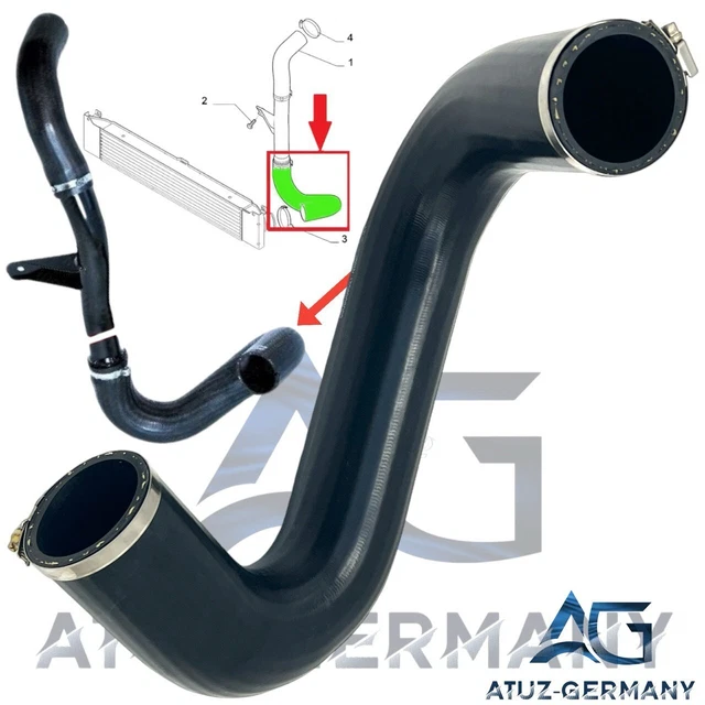 ORIGINAL AG MANGUERA Turbo para Fiat Ducato Camión/Chasis 120 Multijet ...