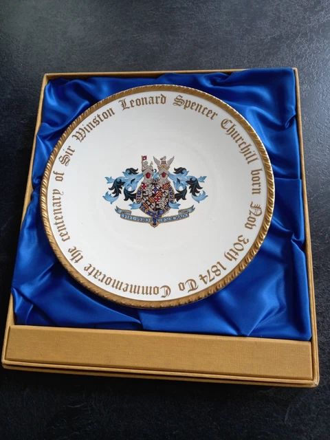 PARAGON WINSTON CHURCHILL Centenary Plate £60.00 - PicClick UK