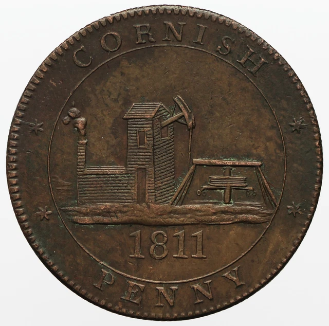 CORNWALL CORNISH ONE Penny Token 1811 W 700 £15.00 - PicClick UK