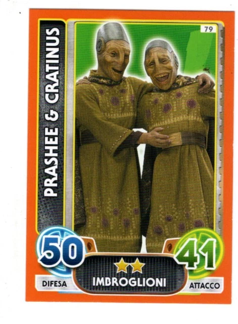 FIGURINA CARD STICKERS NEW STAR WARS FORCE ATTAX N.79 PRASHEE ...