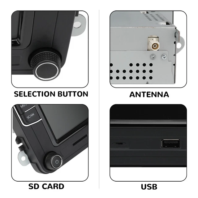 AUTORADIO RCD440 PRO 187B RCD360 Pro 2 AndroidAuto Carplay MirrorLink ...