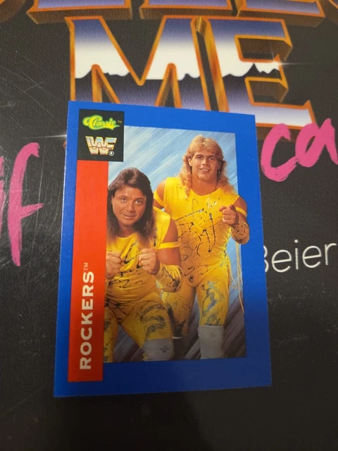 WWF WWE CLASSIC The Rockers Shawn Michaels Marty J. 1991 Wrestling ...