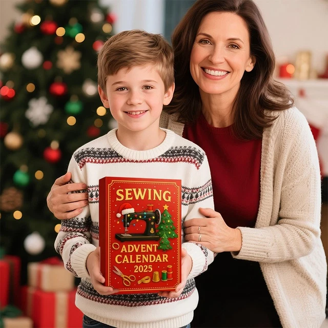 SEWING ADVENT CALENDAR 2025, 24-Day Christmas Countdown Surprise Box £ ...