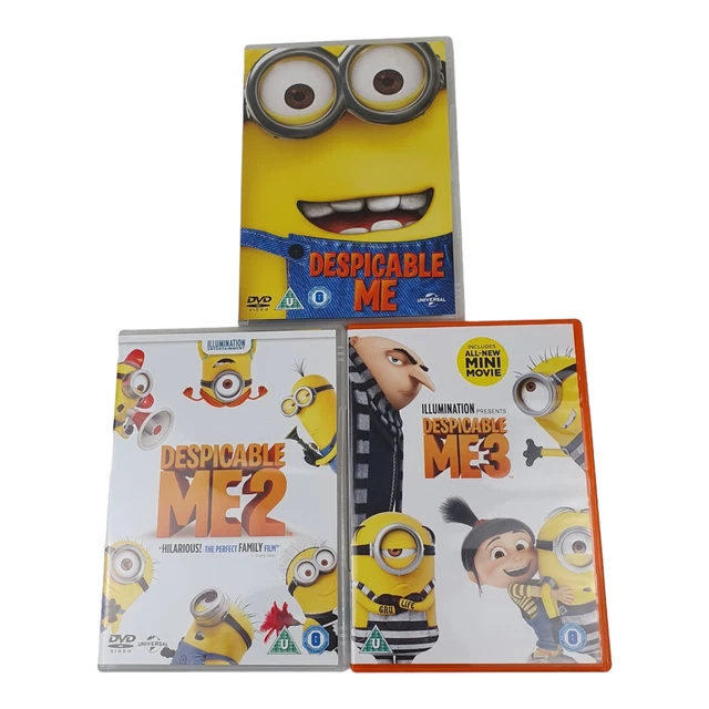 DESPICABLE ME 1-3 Collection Minions DVD Movie £9.99 - PicClick UK
