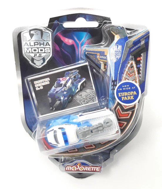 MAJORETTE MODEL CAR metal Alpha Mods Series 2.0 Police Jumper Blister ...