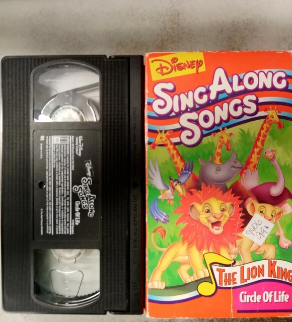 DISNEY SING ALONG Songs - The Lion King: Circle of Life (VHS, 1994) £2. ...