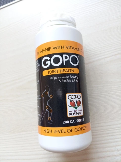 GOPO JOINT HEALTH Rose-Hip With Vitamin C 200 Capsules £19.44 - PicClick UK