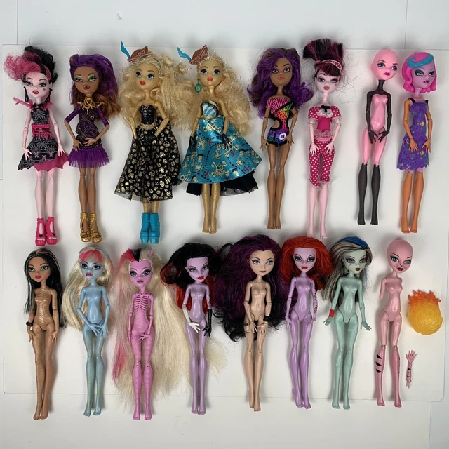 MATTEL MONSTER HIGH Ever After High Build A Monster Lot Of 16 Dolls EUR ...