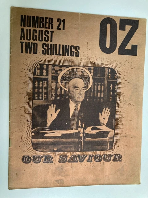 RARE VINTAGE OZ Magazine (Australia) issue No. 21 August 1965 $87.50 ...