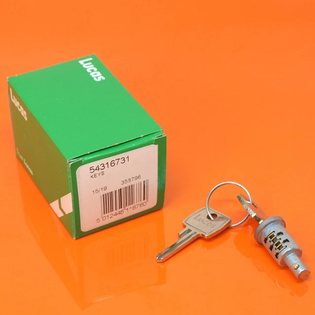 LUCAS IGNITION SWITCH Lock Barrel & 2 Keys Fits SPB501 MG Midget Triumph TR £79.90 - PicClick UK