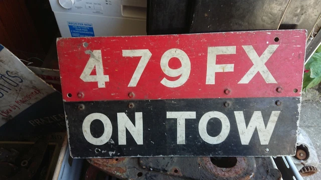 VINTAGE RAF ATHAN Transporter Truck Trailer Number Plate £40.00 ...