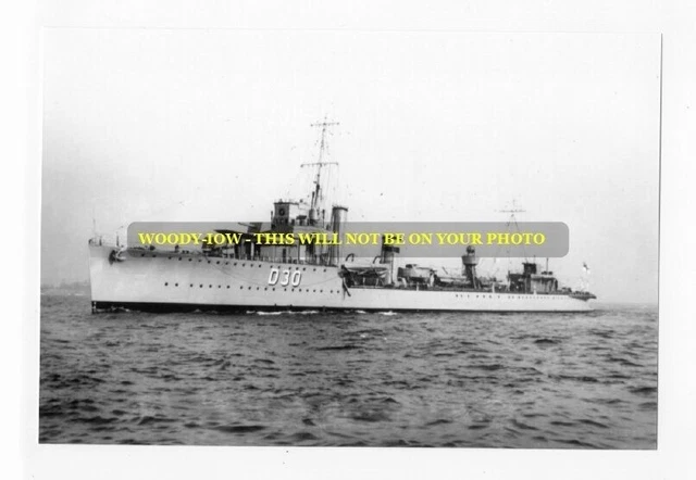 RP06846 - ROYAL Navy Kriegsschiff - HMS Whirlwind D30 - Druck 6x4 EUR 3 ...