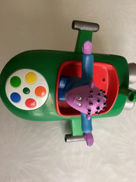 VINTAGE TWEENIES CBBC * TALKING MILO SPACE ROCKET & FIBRE-OPTIC FIZZ ...