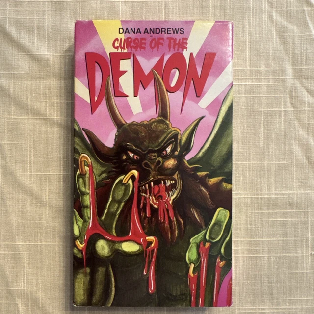 VHS TAPE, CURSE Of The Demon, 1957 Version (1988 Copyright) Dana ...