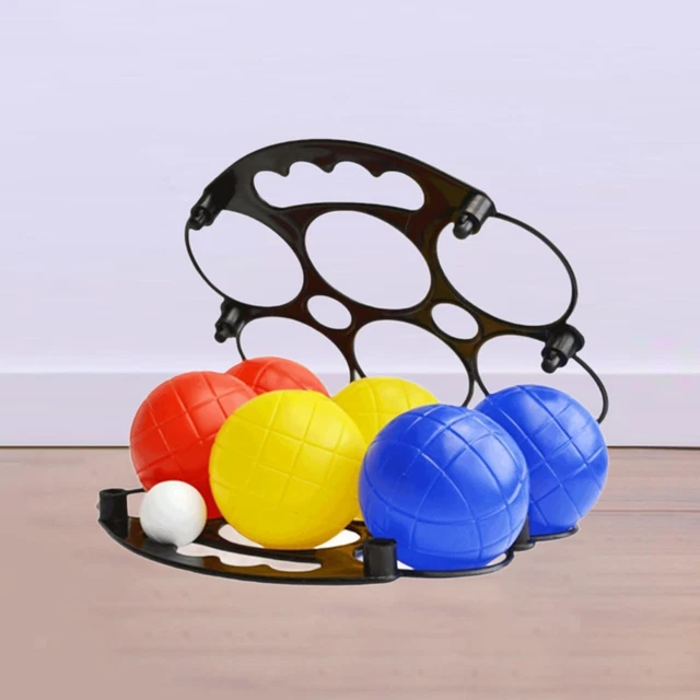 6 PIECES PETANQUE Balls Set Bocce Balls with Carry Case Funny Portable ...