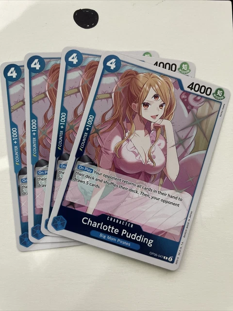 ONE PIECE CARD Game - Charlotte Pudding OP06-047 Rare Playset! (x4) English OP06 $5.00 - PicClick AU