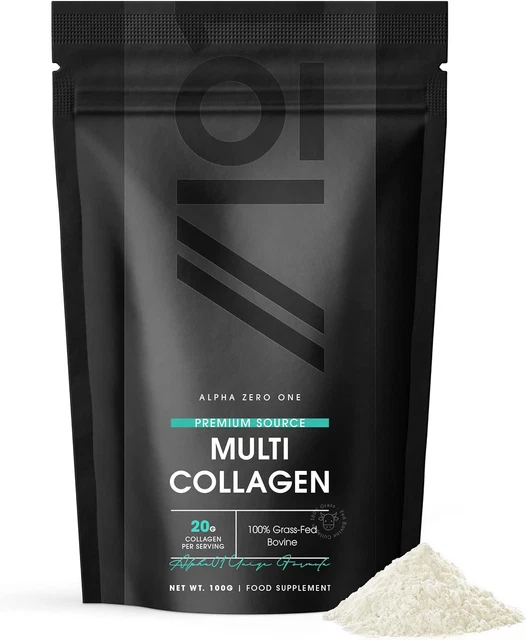 MULTI COLLAGEN PROTEIN Powder (100G) - Types I, II, III, V & X ...