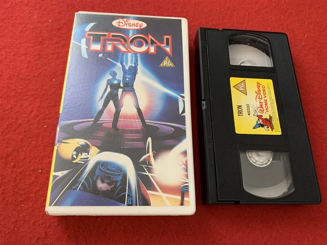 TRON VINTAGE DISNEY Vhs Video In Disney Case Nice Copy Jeff Bridges ...