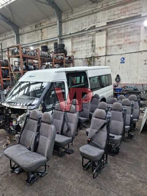 FORD TRANSIT MK6 Jumbo Minibus - Full Set Rear Minibus Seats £600.00 ...
