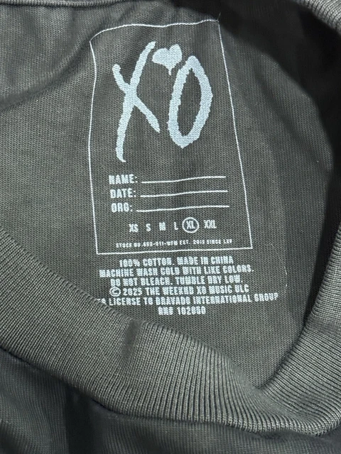 THE WEEKND AFTER Hours Til Dawn Tour 2025 Shirt Mens XL Black Distorted ...