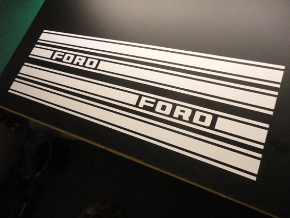 FORD RALLY SIDE Stripes Sticker (4 piece), Anglia 105E Cortina Mk1 ...