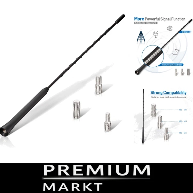 AUTOANTENNE FM DAB Dachantenne Ersatzantenne 40cm für Auto Antenne mit ...