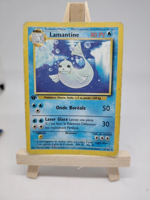 CARTE POKEMON LAMANTINE 25/102 Set De Base Edition 1 Wizard EUR 12,00 ...