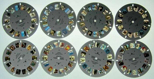 VIEW-MASTER 65 YEARS Anniversary Collector Set 8 Factory TEST Reels ...