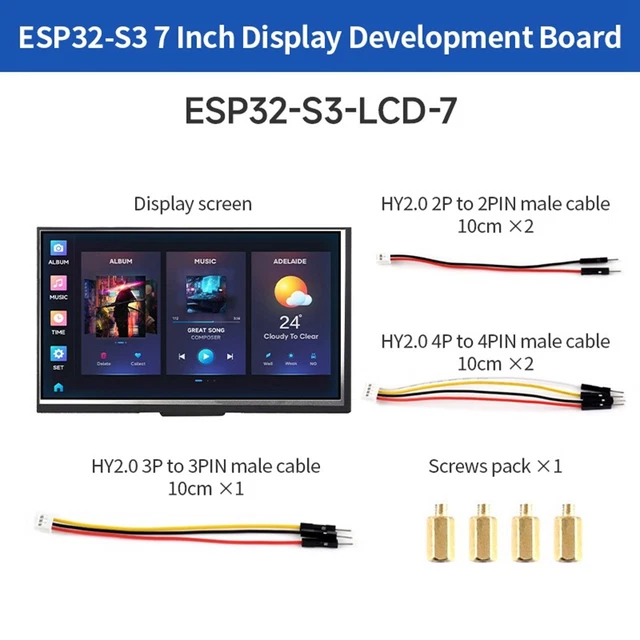 ESP32 MIT DISPLAY ESP32-S3 WiFi ESP32-S3 Bluetooth Display L3M82001 EUR ...