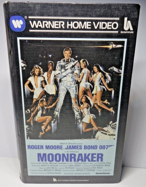 JAMES BOND MOONRAKER Vhs Video Film Vintage Warner Home EUR 16,90 ...