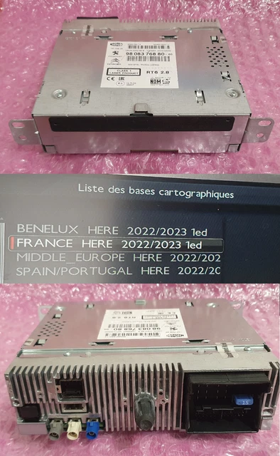 CAR RADIO RNEG 2 RT6 CD GPS Bluetooth USB stream Peugeot Citroen 98 083 ...