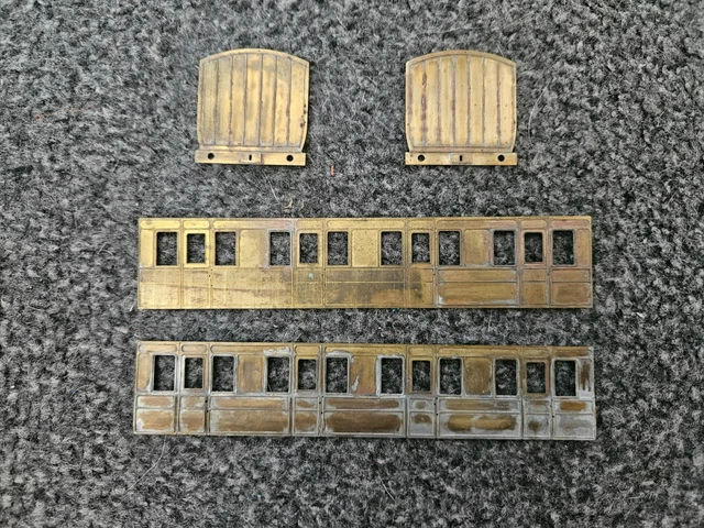ROD NEEP 3X MS&LR GCR 6 Wheel Coach Kits (sides & Ends) - OO Gauge 4mm ...