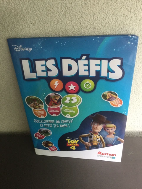 ALBUM - DISNEY Les Défis - Complet - 96/96 cartes - Auchan 2019 - Neuf ...