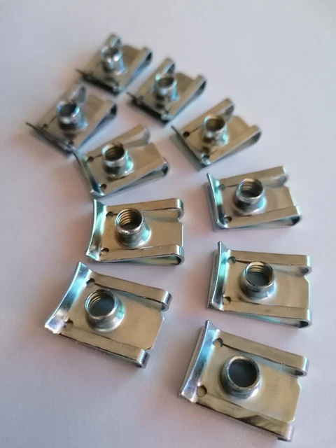 BLECHMUTTER M4 M5 M6 M8 Clipse Klemmen Schnappmutter Federmutter ...