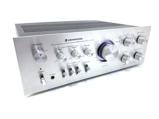KENWOOD KA-7100 DC Stereo Integrated Amplifier 120 W RMS Vintage 1977 ...