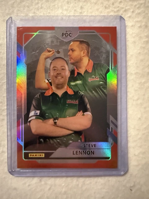 2025 PANINI PDC 2026, Steve Lennon, Scuba Steve, Red /50, BA-76 £1.16 ...