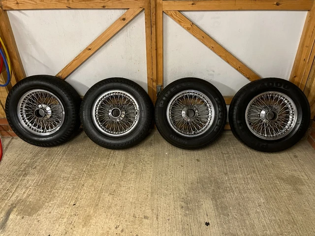 JAGUAR SERIES 3 E-Type Wire Wheels £400.00 - PicClick UK