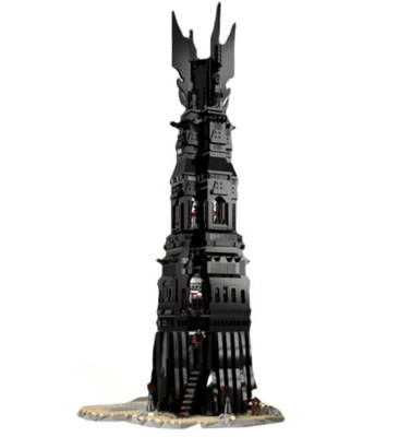 THE RINGS OF Power Sauron tower The tow towers of Mordor Building ...