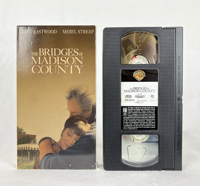 THE BRIDGES OF Madison County (1995, VHS Tape) £3.59 - PicClick UK