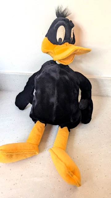 VINTAGE WARNER BROS Looney Tunes Daffy Duck Plush 1997 Pyjamas Case ...