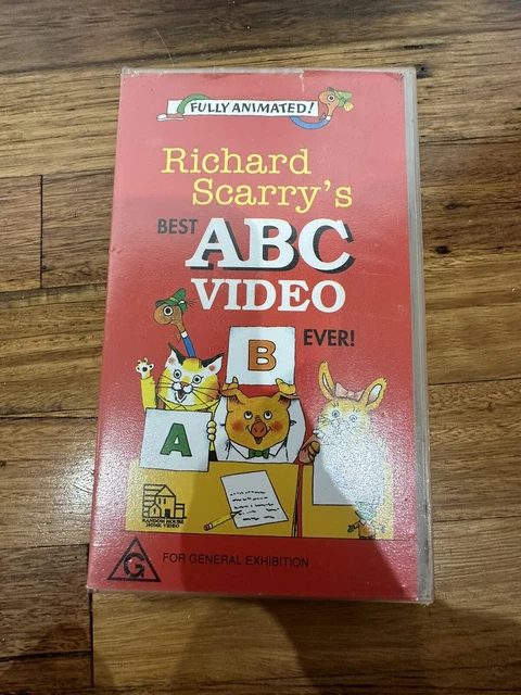RICHARD SCARRY'S BEST ABC Video Ever! - VHS - Video Tape $7.00 ...