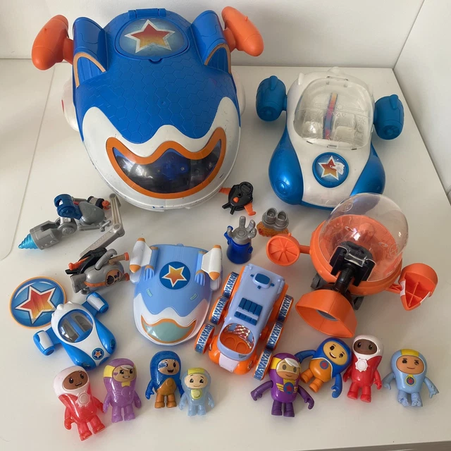 CBEEBIES GO JETTERS Toy Bundle Jet Pad, Vroomster, Grimbler, Figures ...