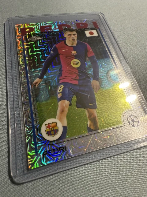 TOPPS UCC JAPAN Edition 2024/25 Pedri Silver Mojo Spain Barcelona £16. ...