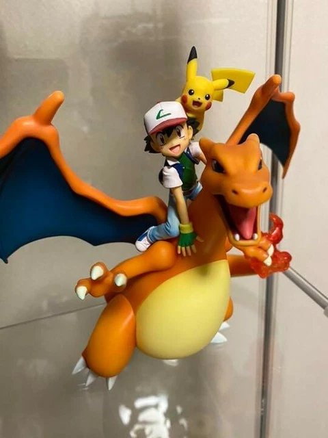 MEGAHOUSE G.E.M. SERIE Pokemon Ash Ketchum Pikachu Charizard PVC Figura ...