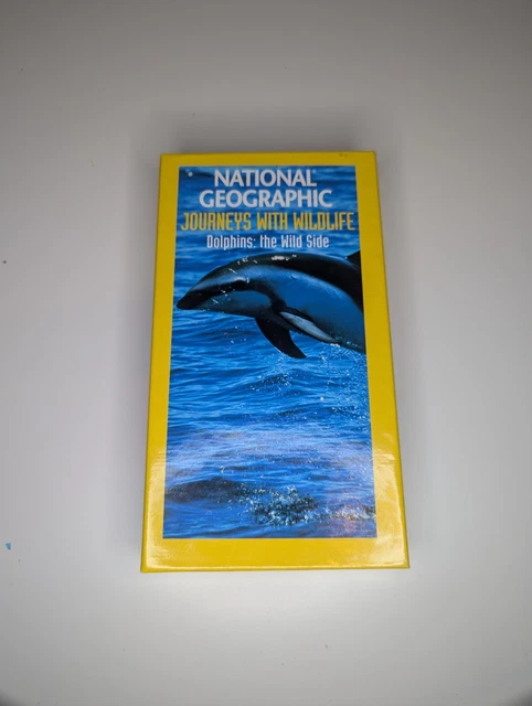 NATIONAL GEOGRAPHIC'S - Dolphins The Wild Side VHS Nature Documentary £ ...